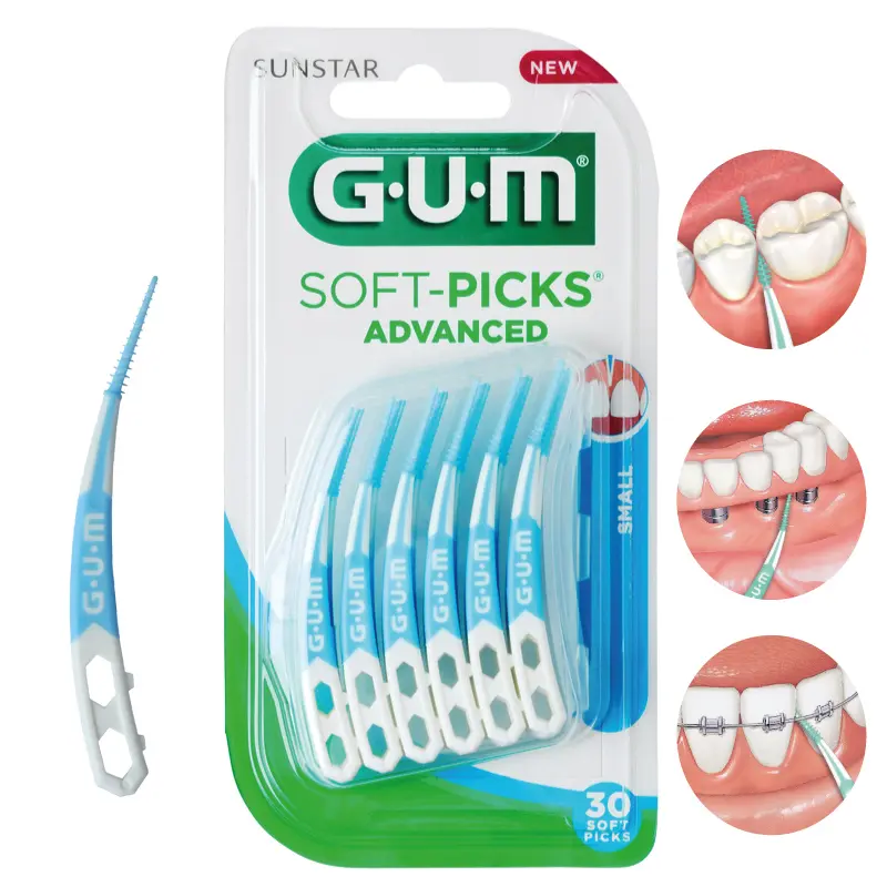 GUM Interdentalne četkice Soft-Picks Advanced S plave