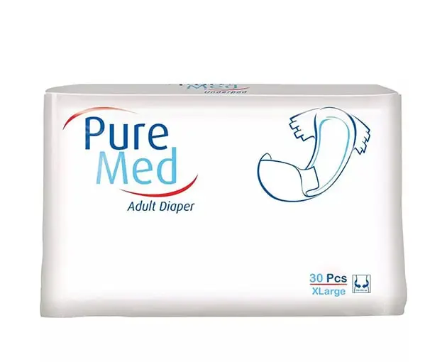 PURE MED pelene za odrasle XL, 120-160cm 30 komada