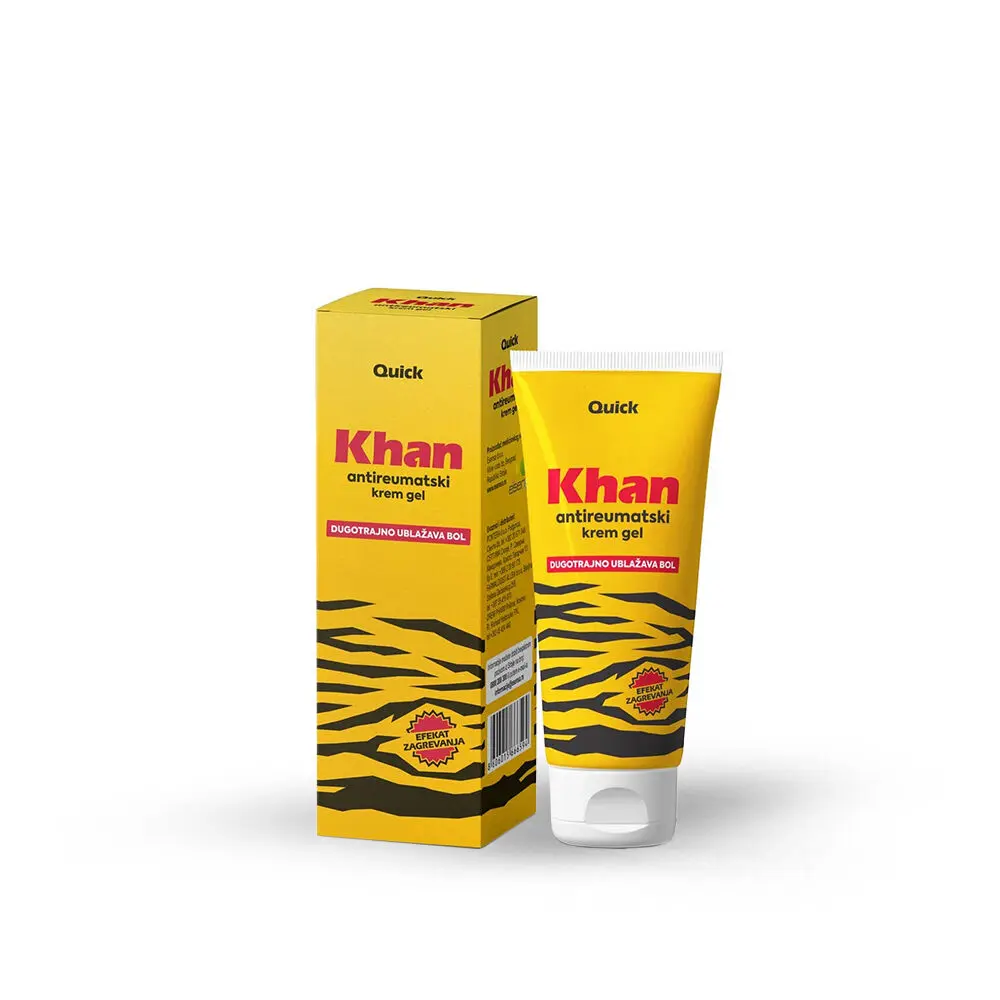 Quick Antireumatski tigrov krem gel Khan, 200ml
