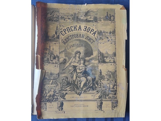 Srpska Zora,  1878.god, 5 brojeva
