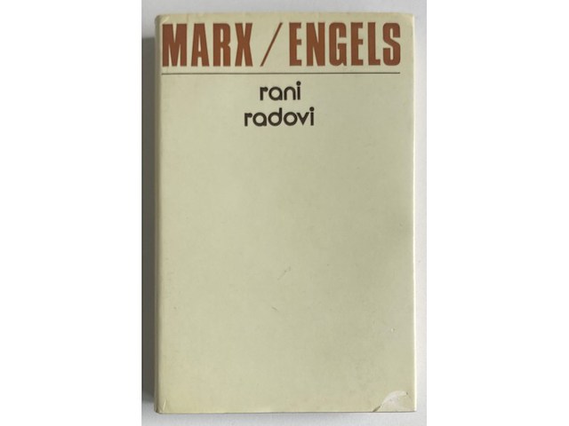 Marks; Engels - Rani radovi