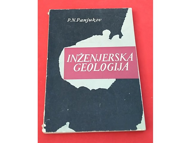 Inžinjerska geologija  P.N .Panjukov