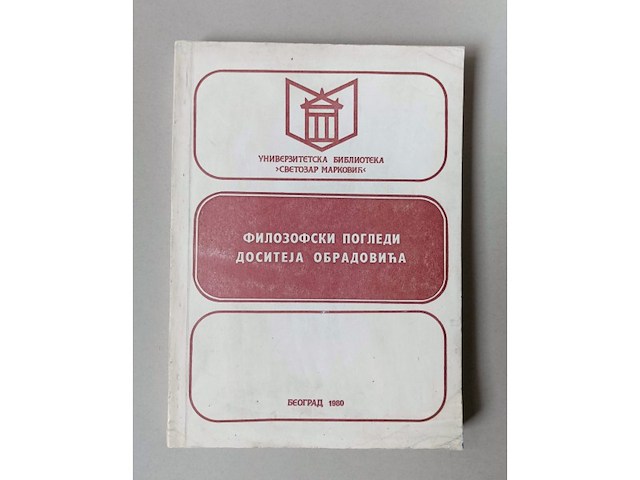Filozofski pogledi Dositeja Obradovića