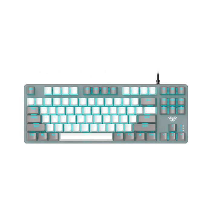 Tastatura Aula F3287 Blue Switch - White Grey