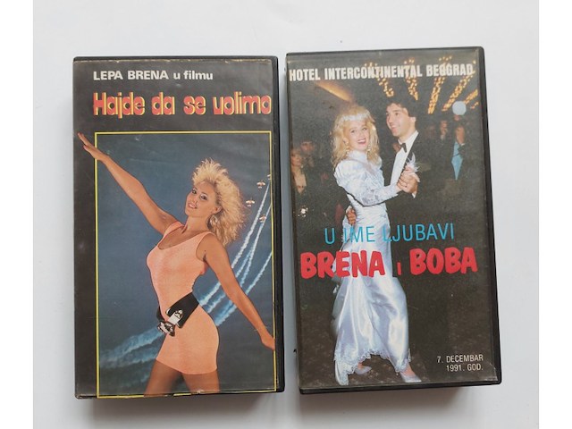 Lepa Brena 2 VHS Hajde da se Volimo,U ime ljubavi