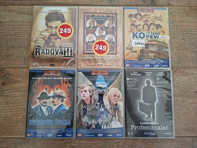 Komplet Dusan Kovacevic - 6 DVD-a