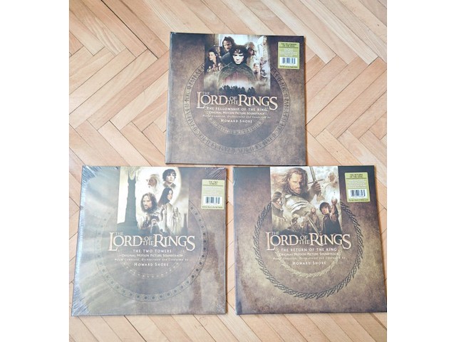 The Lord Of The Rings, 3 x 2LP, palantir clear vinyl