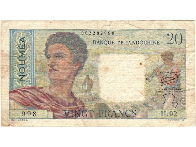 20 Franaka 1951.