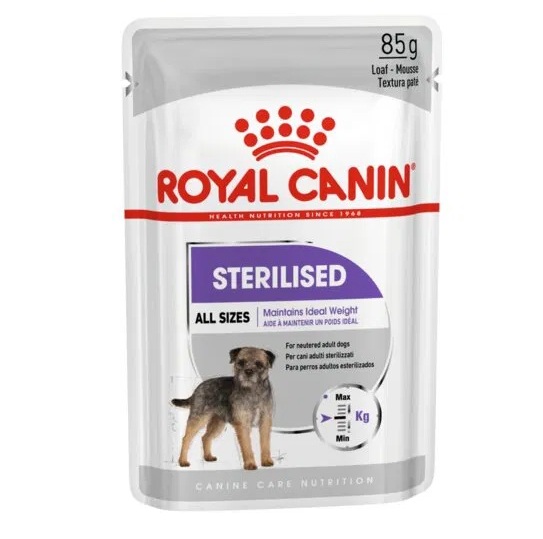 Royal Canin Wet Sterilised Dog – 12×85 g