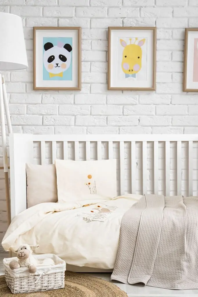 L'essentiel Maison Komplet posteljine za bebe Little Sheep, Bež