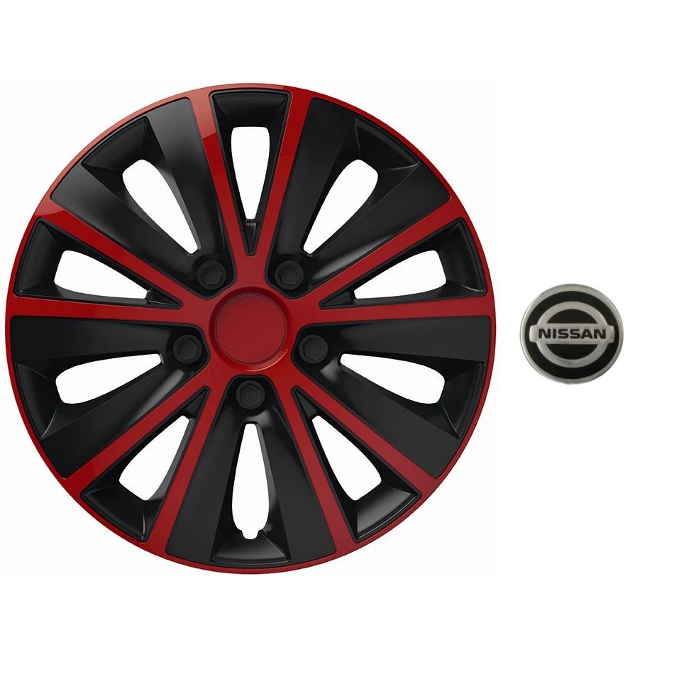 Ratkapne za Nissan Rapid Red & Black, 15"