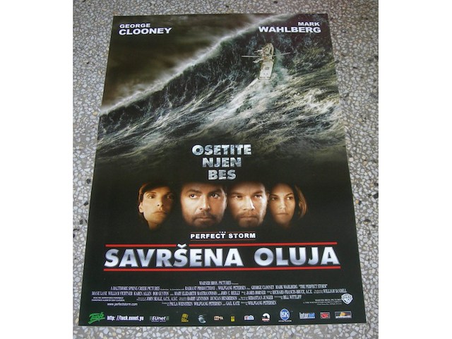 Savršena oluja (George Clooney) - filmski plakat