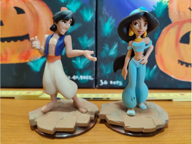 Aladin i .Jasmin Disney infinity prelepe figure