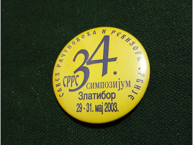 Bedž 34 SRRS Zlatibor 2003