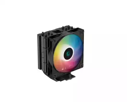 DeepCool CPU Hladnjak DeepCool AG400 BK ARGB V2 CRNI, 4 HeatPipe R-AG400-BKAMMN-GJD