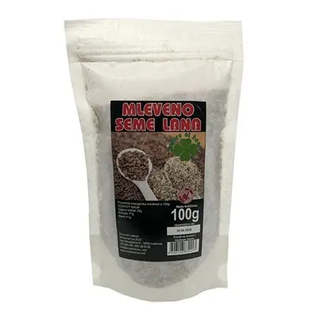Laneno seme, Mleveno, 100g