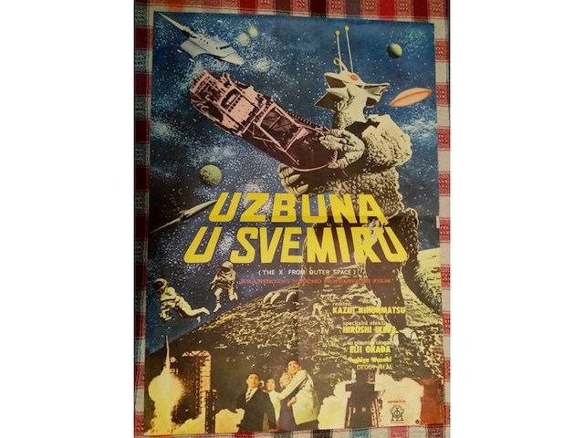 plakat UZBUNA U SVEMIRU
