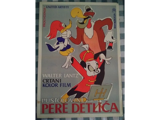plakat PUSTOLOVINE PERE DETLICA