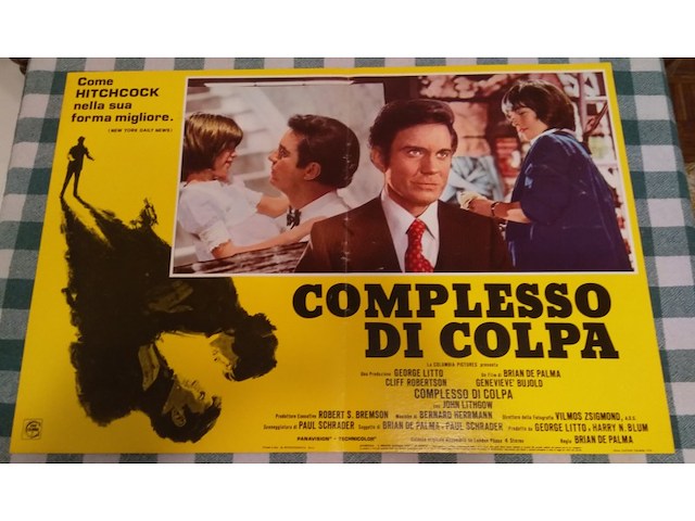 plakat COMPLESSO DI COLPA (Obsession - Brian De Palma)