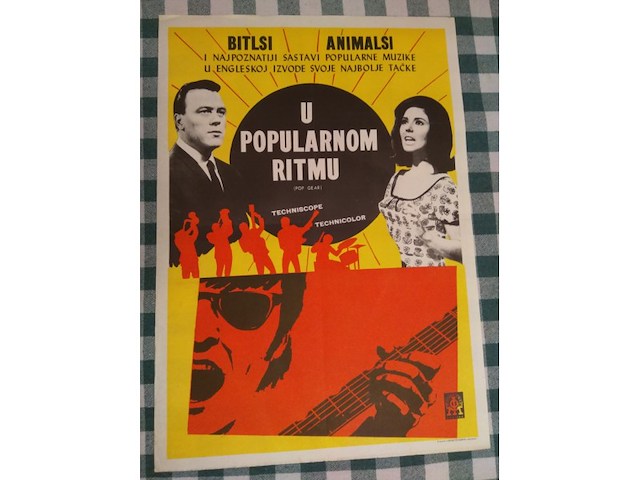 plakat U POPULARNOM RITMU (The Beatles)