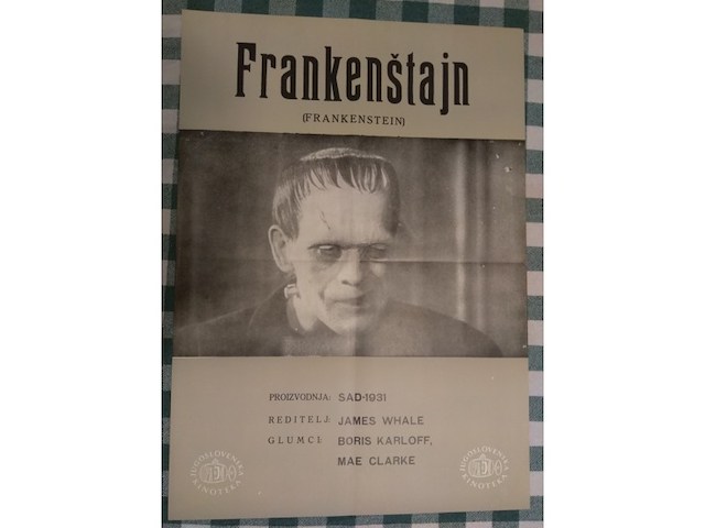 plakat FRANKENSTAJN (Boris Karloff)