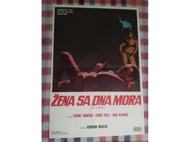 plakat ZENA SA DNA MORA (Frank Sinatra)