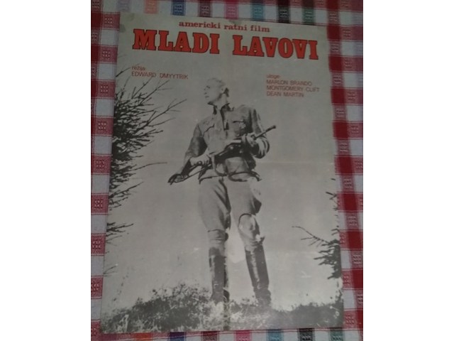 plakat MLADI LAVOVI (Marlon Brando)