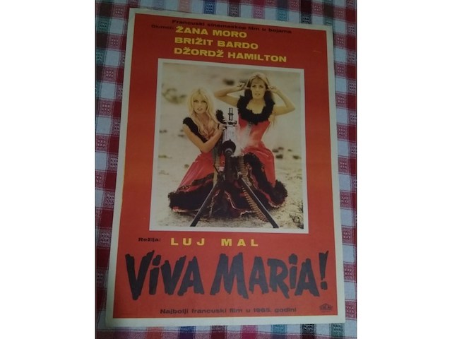 plakat VIVA MARIA! (Brigitte Bardot)