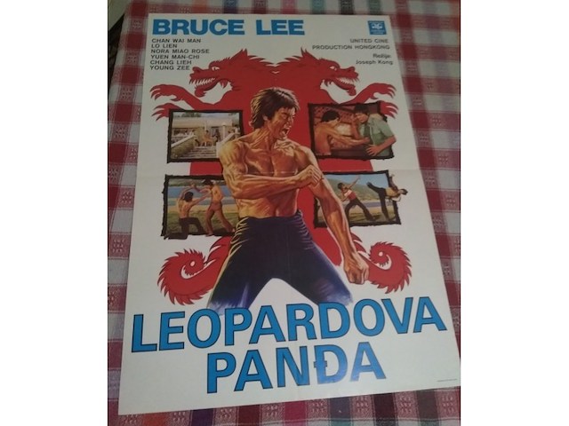 plakat LEOPARDOVA PANDJA (Bruce Lee)