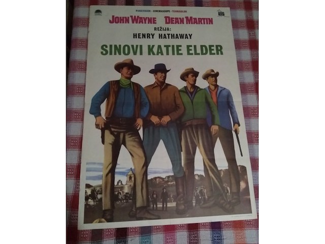 plakat SINOVI KATIE ELDER (John Wayne)