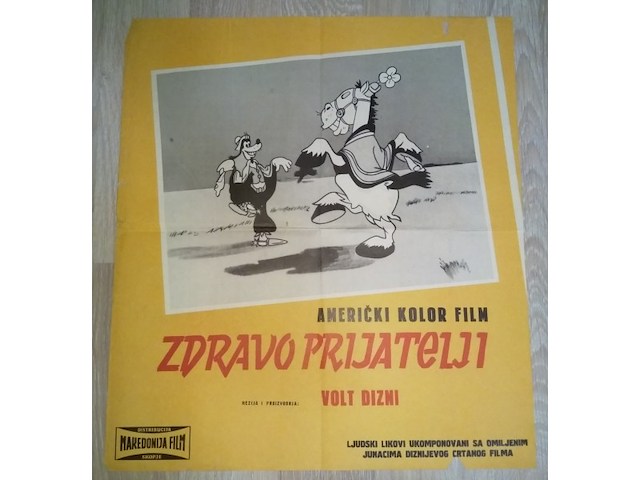 plakat ZDRAVO PRIJATELJI (Disney)