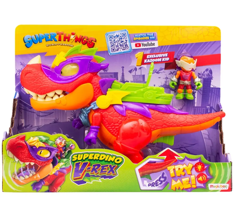 SUPERTHINGS Igračka Super Dino sa ekskluzivnim Kazoom Kidom