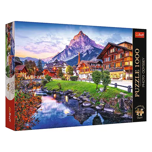 TREFL slagalica, Alpsko selo, Švaјcarska, 1000 delova, Premium Plus, 10854