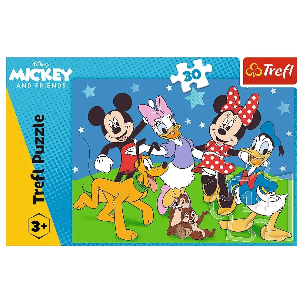 TREF LINE Puzzle Mickey Mouse and Friends – 30 delova