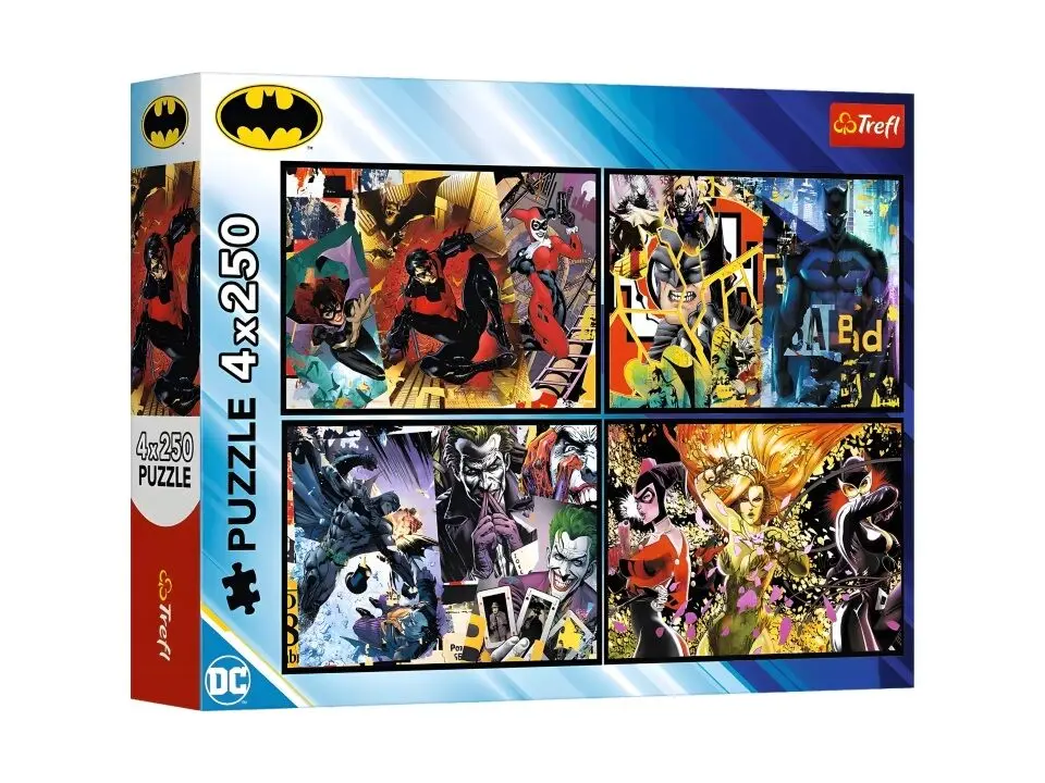 Trefl Set slagalica Batman, 4 komada, 1000 delova