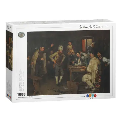 ODDO Slagalica Serbian Art Collection, Stevan Aleksić, Veseli Banaćani, 1000 delova