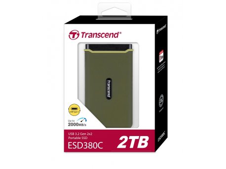 TRANSCEND 2TB Tip-C TS2TESD380C Eksterni SSD disk