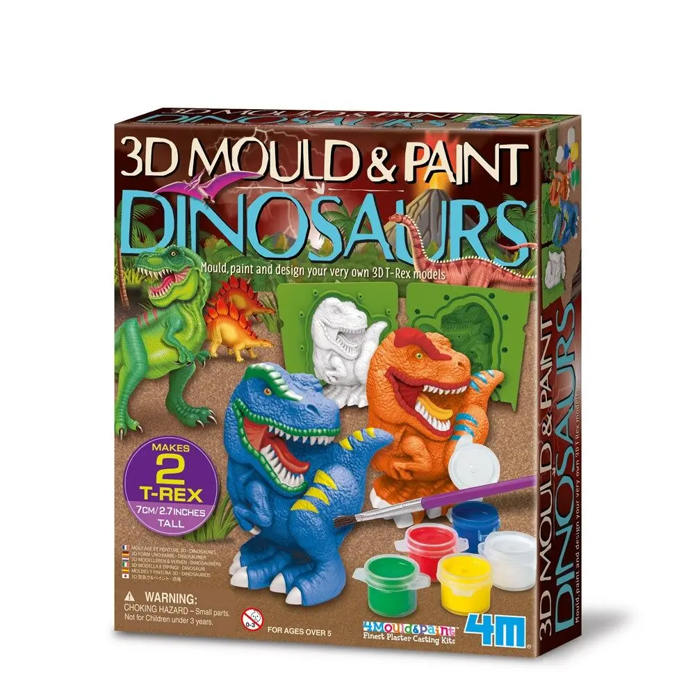 4M Kreativni set Napravi i oboj 3D dinosaurusa