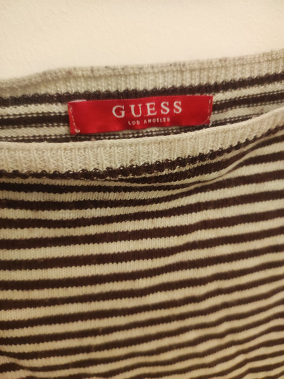 Guess burgundy krem S