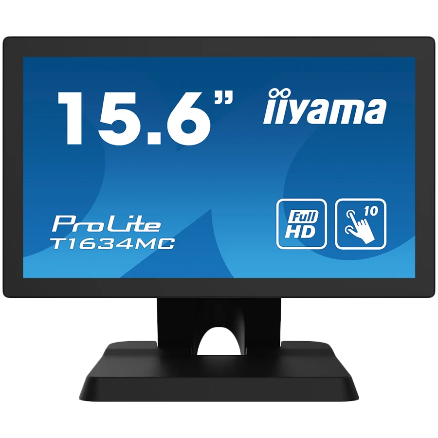 IIYAMA Monitor LED T1634MC-B1S 15,6″ IPS, PCAP, 1920*1080, 1A1H1DP, BT Stand