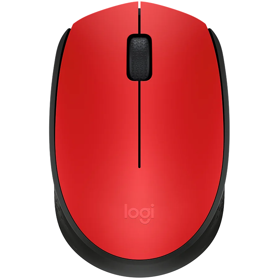 LOGITECH M171 Wireless Mouse – RED