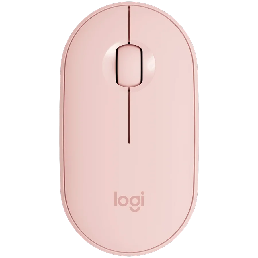LOGITECH M350S Pebble 2 Bluetooth Mouse – TONAL ROSE – DONGLELESS