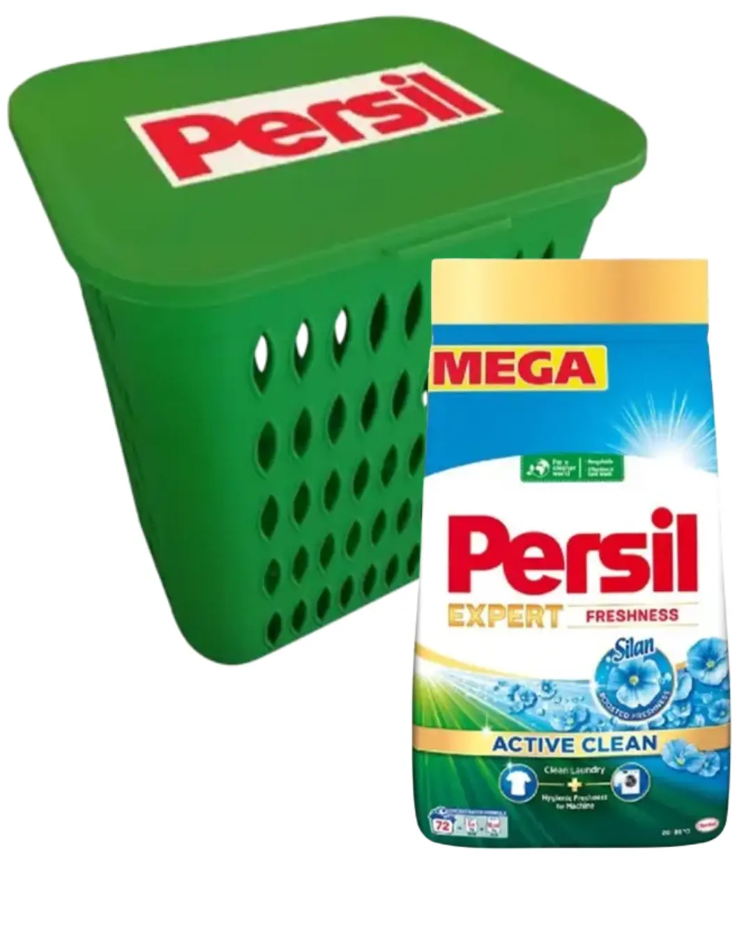 Persil Prašak za veš Persil Powder Expert 5,4kg + Korpa za veš