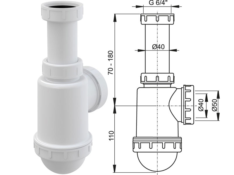 Sifon za sudoperu 6/4″