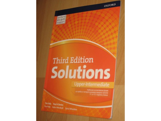 SOLUTIONS UPPER INTERMEDIATE THIRD EDITION UDZBENIK