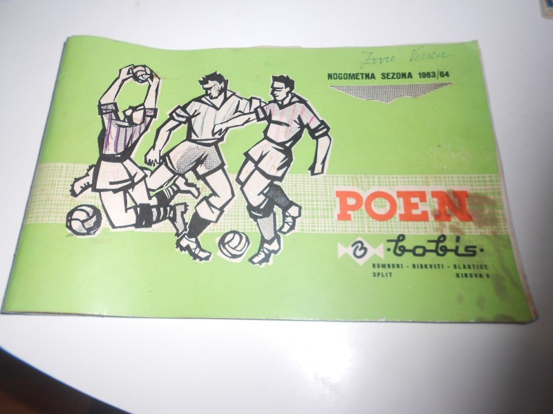 nogometna sezona 1963-64 poen bobis split