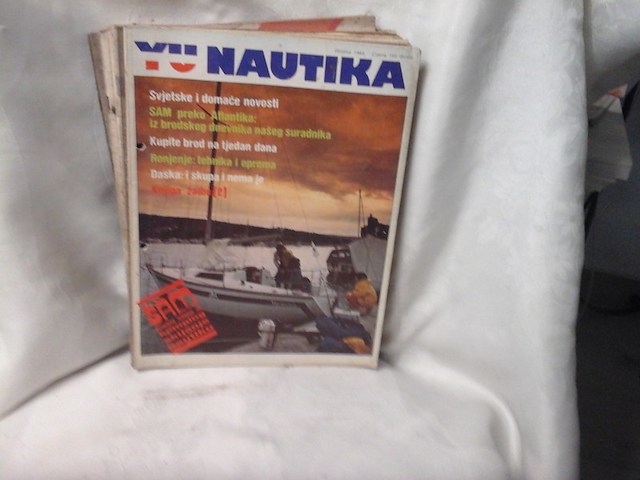 YU nautika 1983 sam preko atlantika čamci jedrenje