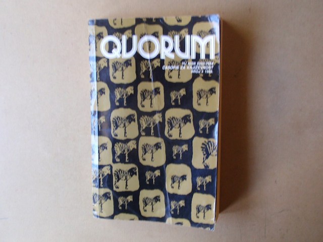 QUORUM 4 / 1988 Časopis za književnost Zagreb