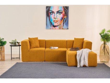 Atelier del Sofa Ugaona sofa Raks Orange