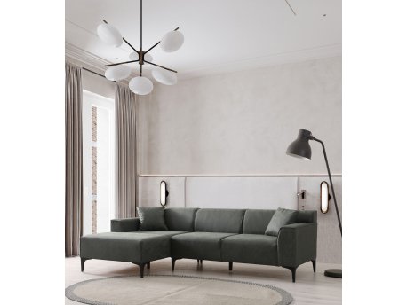 Atelier del Sofa Ugaona sofa New Petra L Corner Green